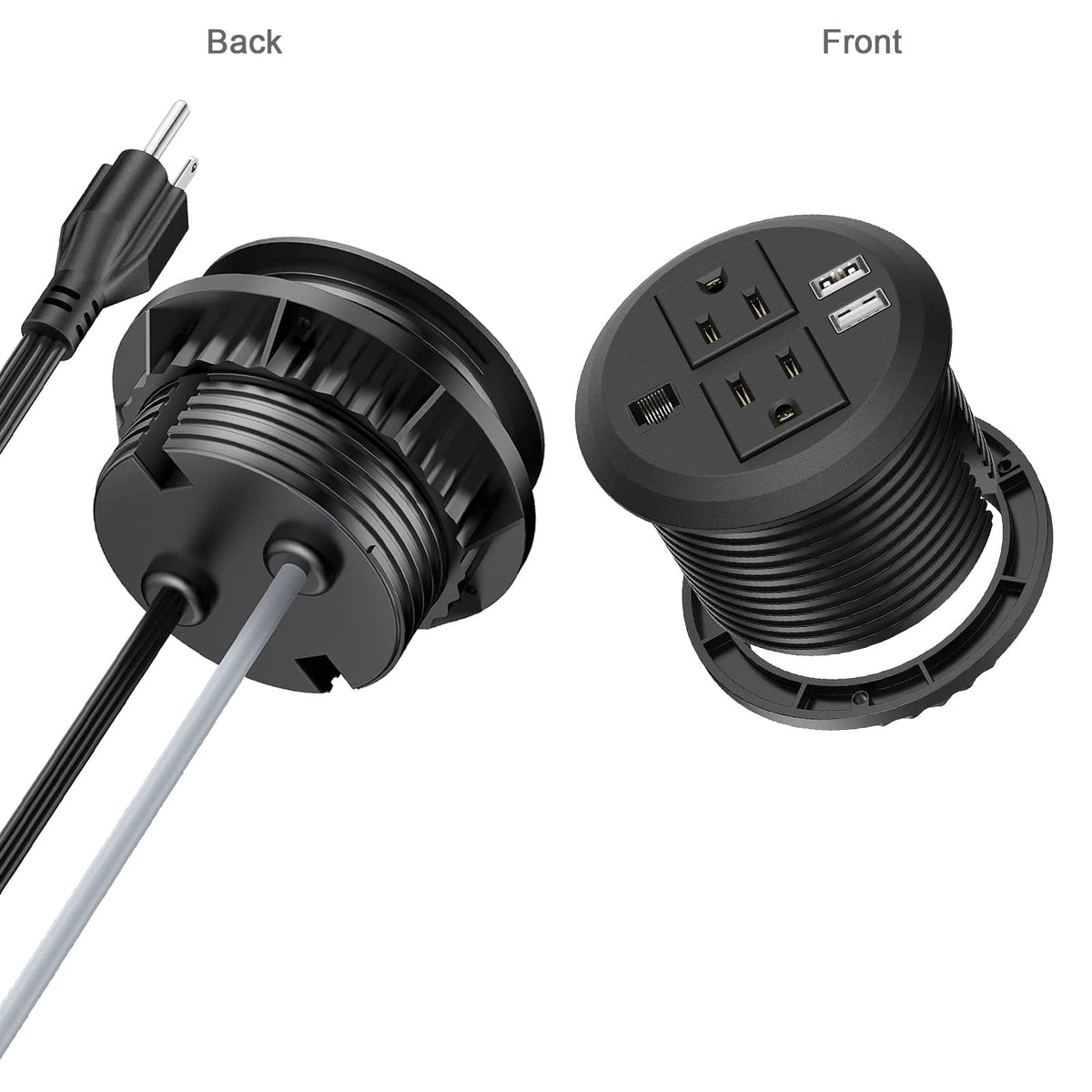 Recessed Desk Outlet – BTUPOWER